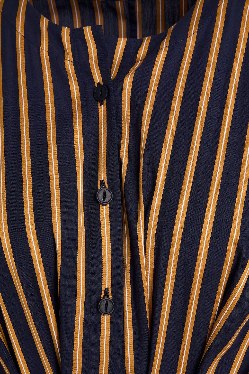 PALMER//HARDING Exhale striped cotton-poplin maxi dress | THE OUTNET