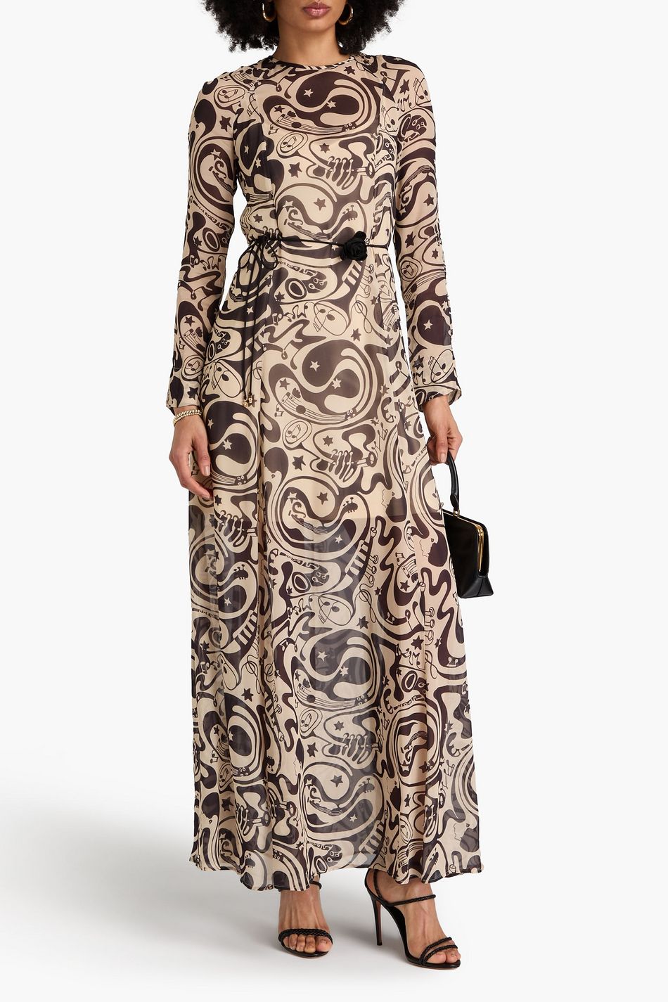 ZIMMERMANN Printed georgette maxi dress | THE OUTNET