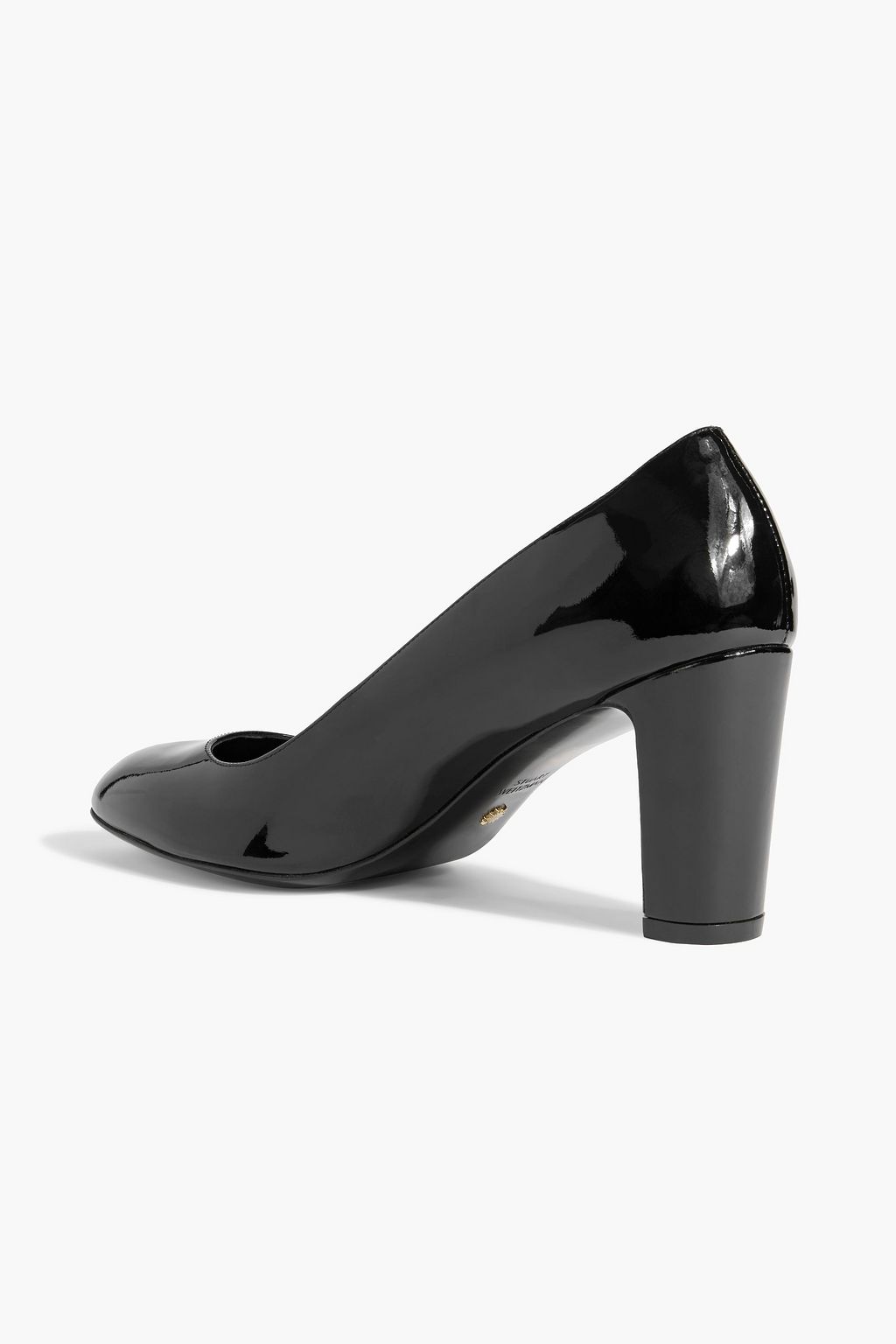STUART WEITZMAN Vida 75 patent-leather pumps | THE OUTNET