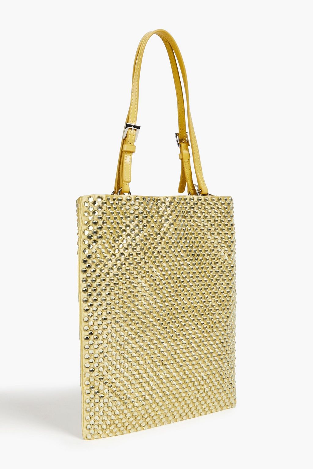 PRADA Crystal-embellished satin tote | THE OUTNET