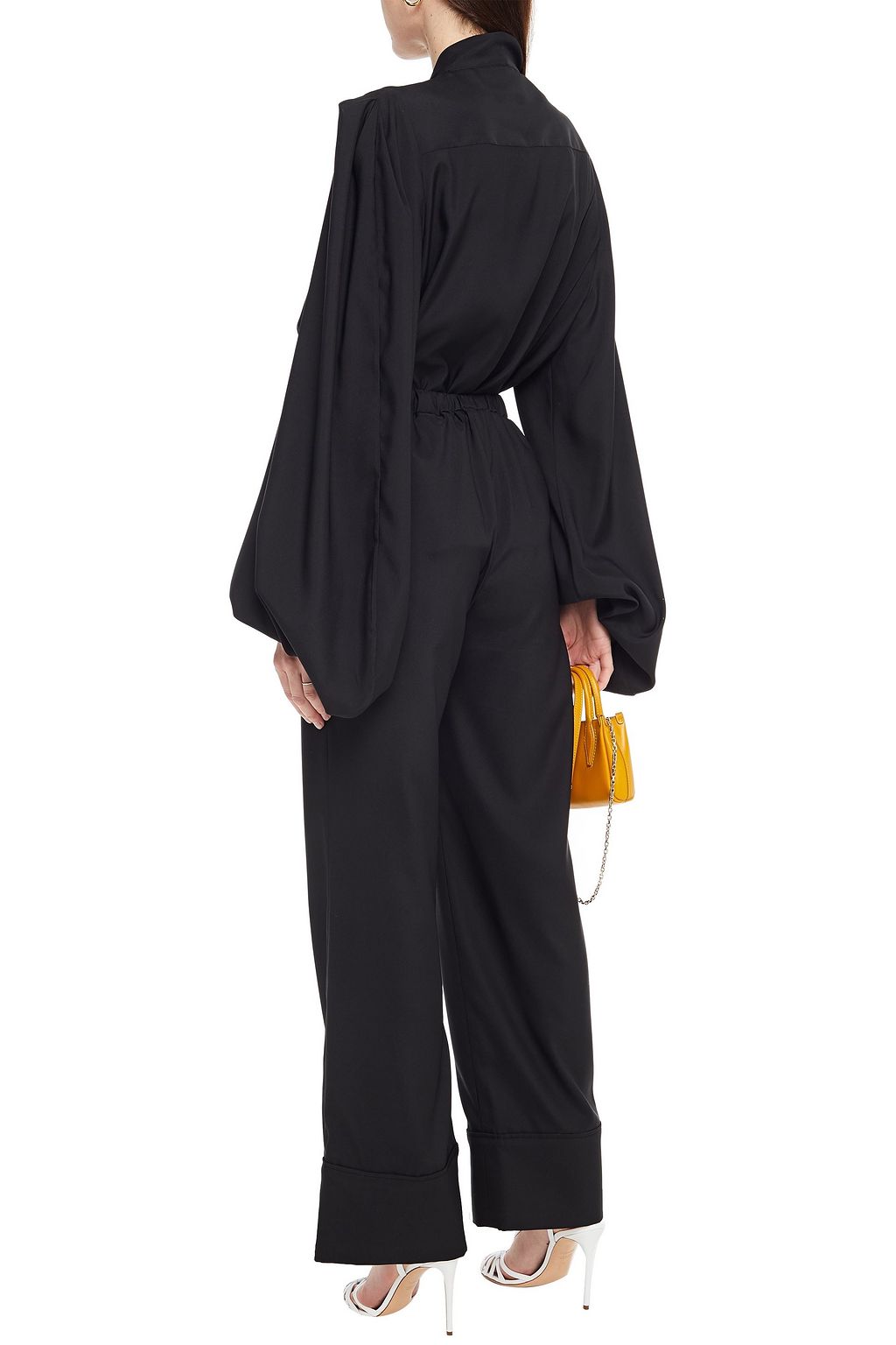 SARA BATTAGLIA Cady wide-leg pants | THE OUTNET