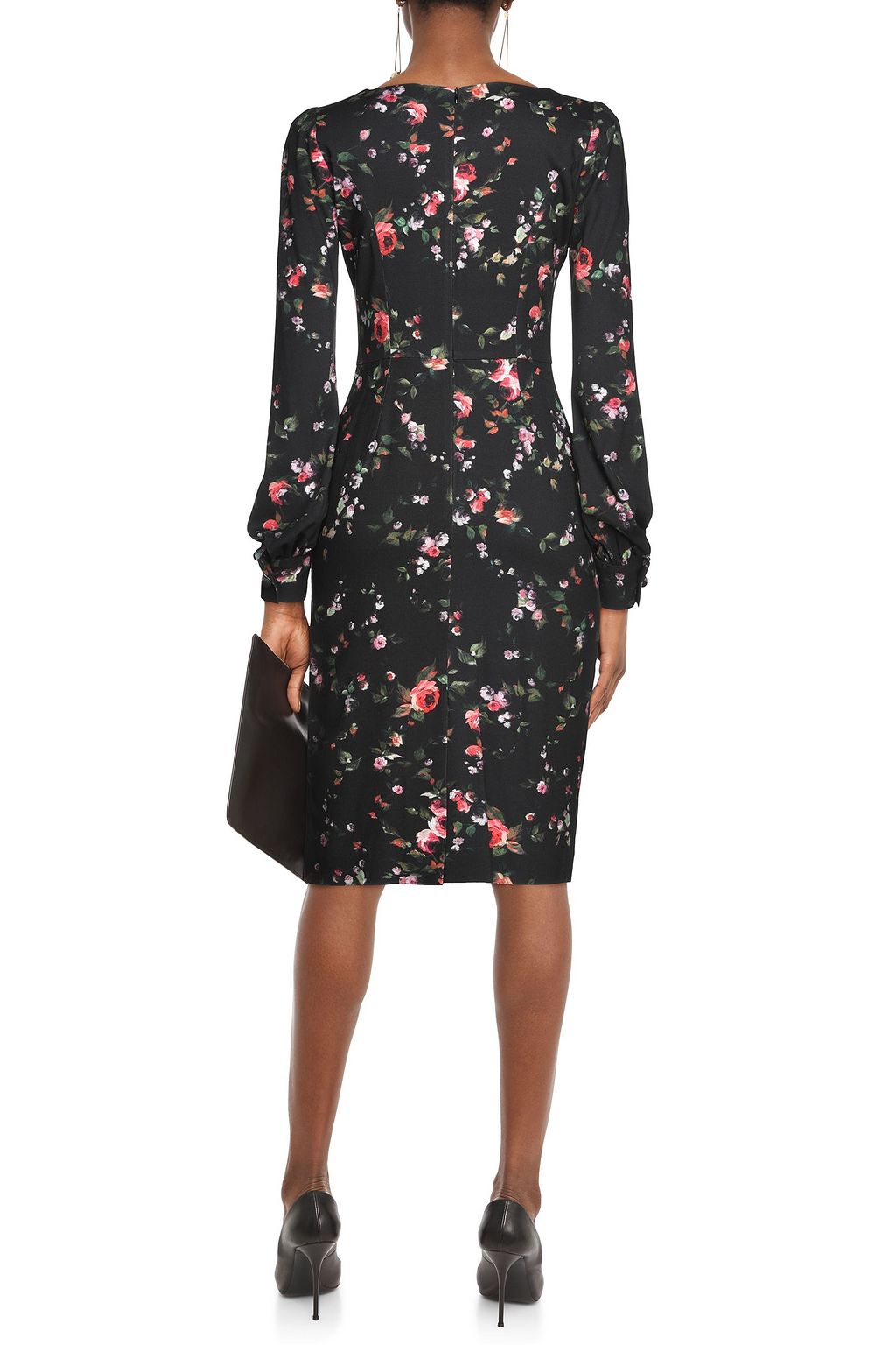 GOAT Kari gathered floral-print jersey dress | THE OUTNET