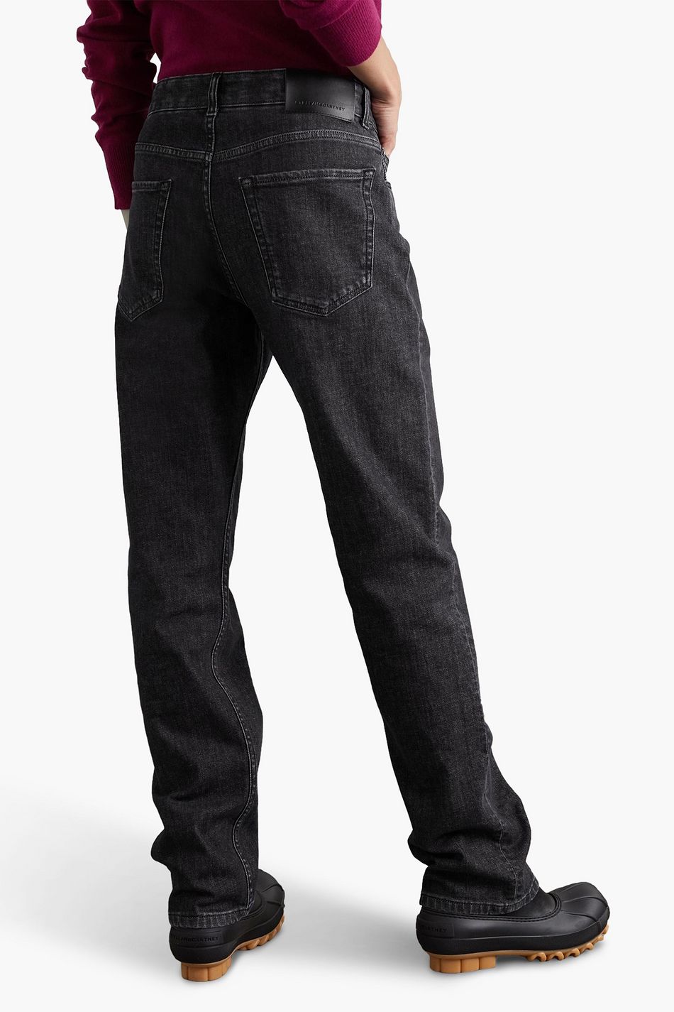 STELLA MCCARTNEY Printed high-rise straight-leg jeans | THE OUTNET