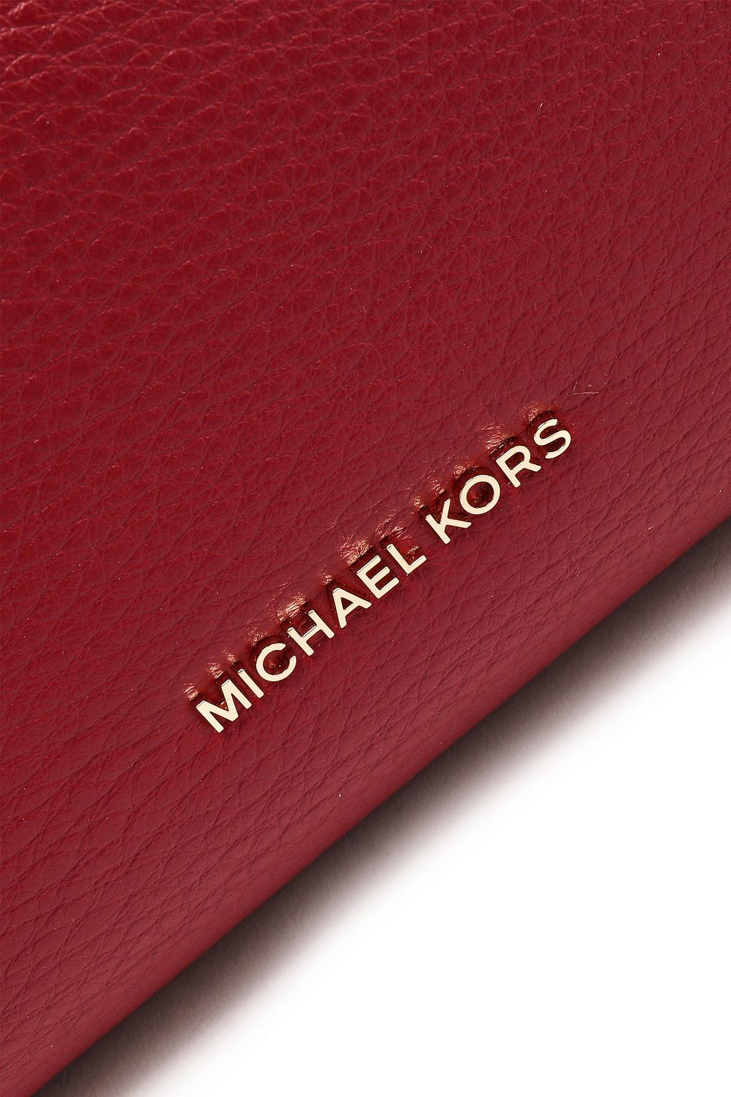 MICHAEL MICHAEL KORS Raven large textured-leather shoulder bag | THE OUTNET