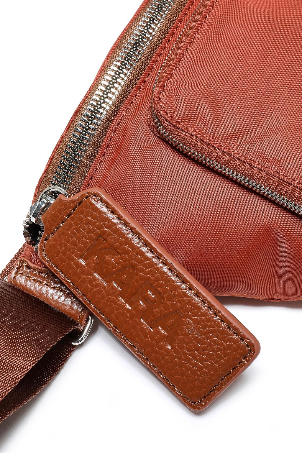 KARA Leather-trimmed shell belt bag | Sale up to 70% off | THE OUTNET