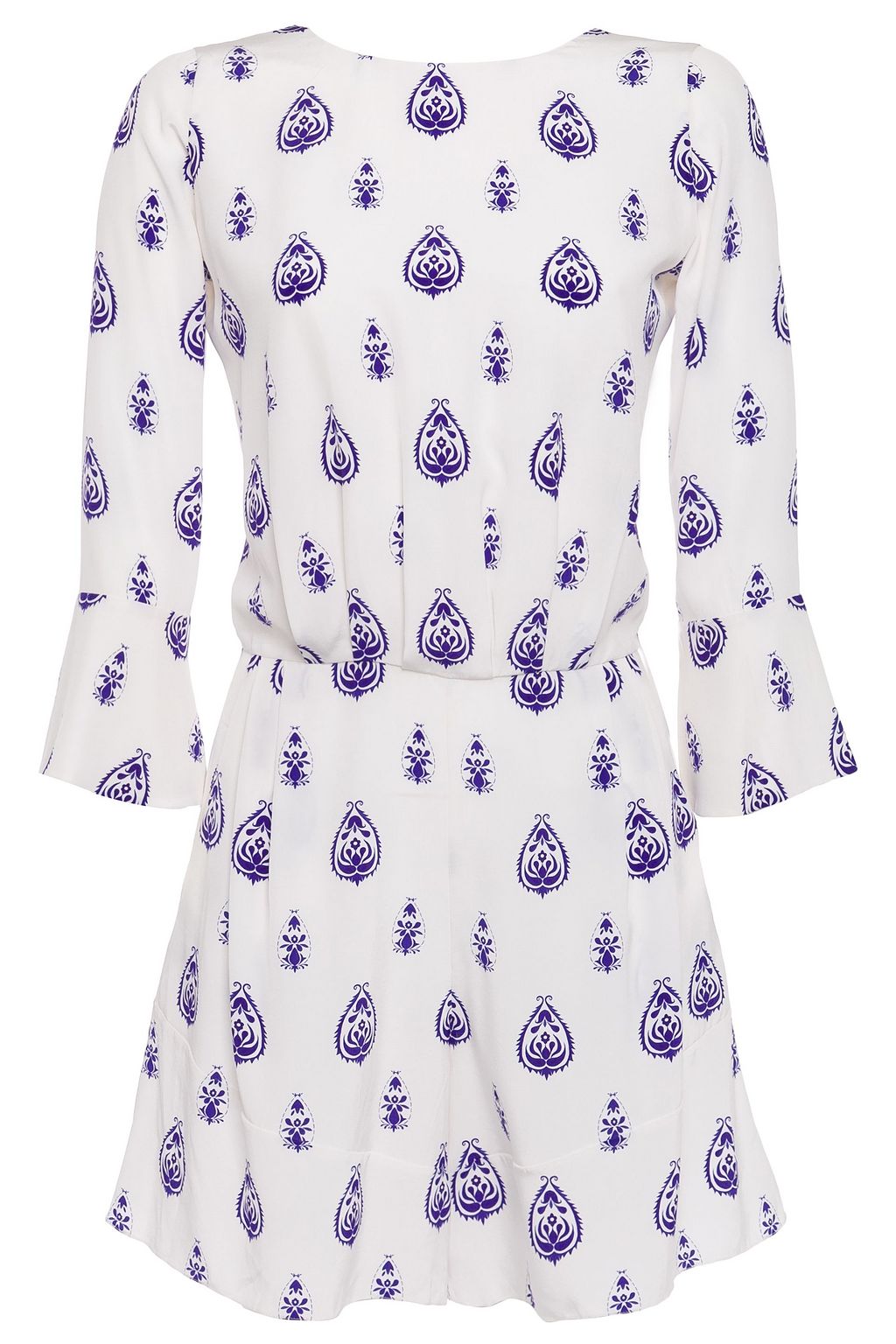 SEREN LONDON Baby Gee printed silk crepe de chine playsuit | THE OUTNET