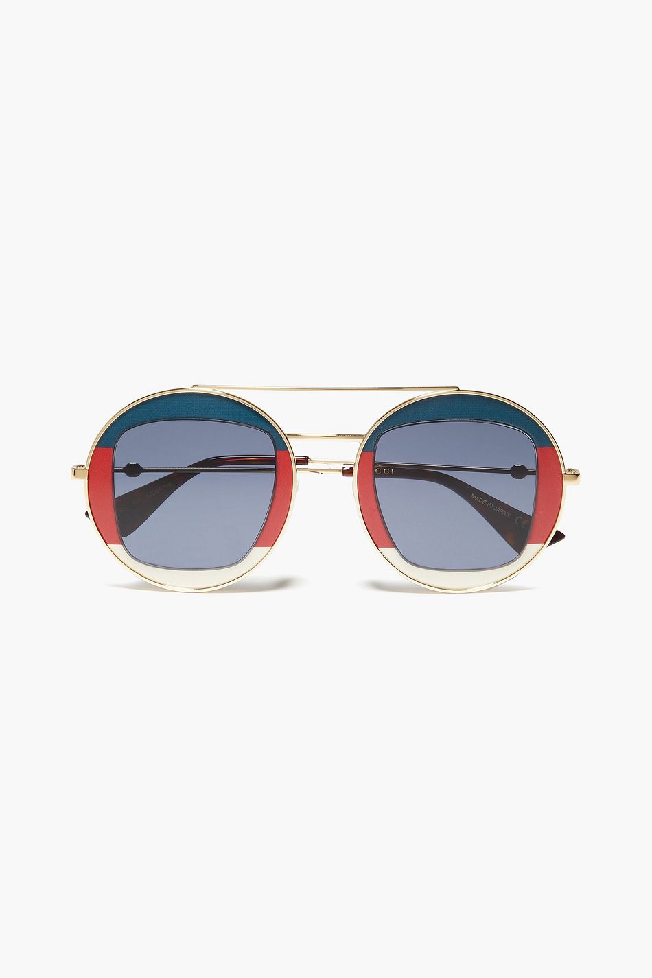 GUCCI Round-frame enamel sunglasses | THE OUTNET