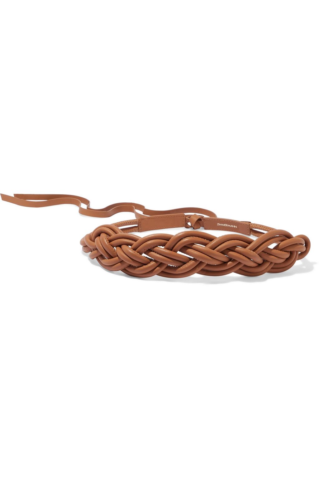 ZIMMERMANN Tubular braided leather belt | THE OUTNET