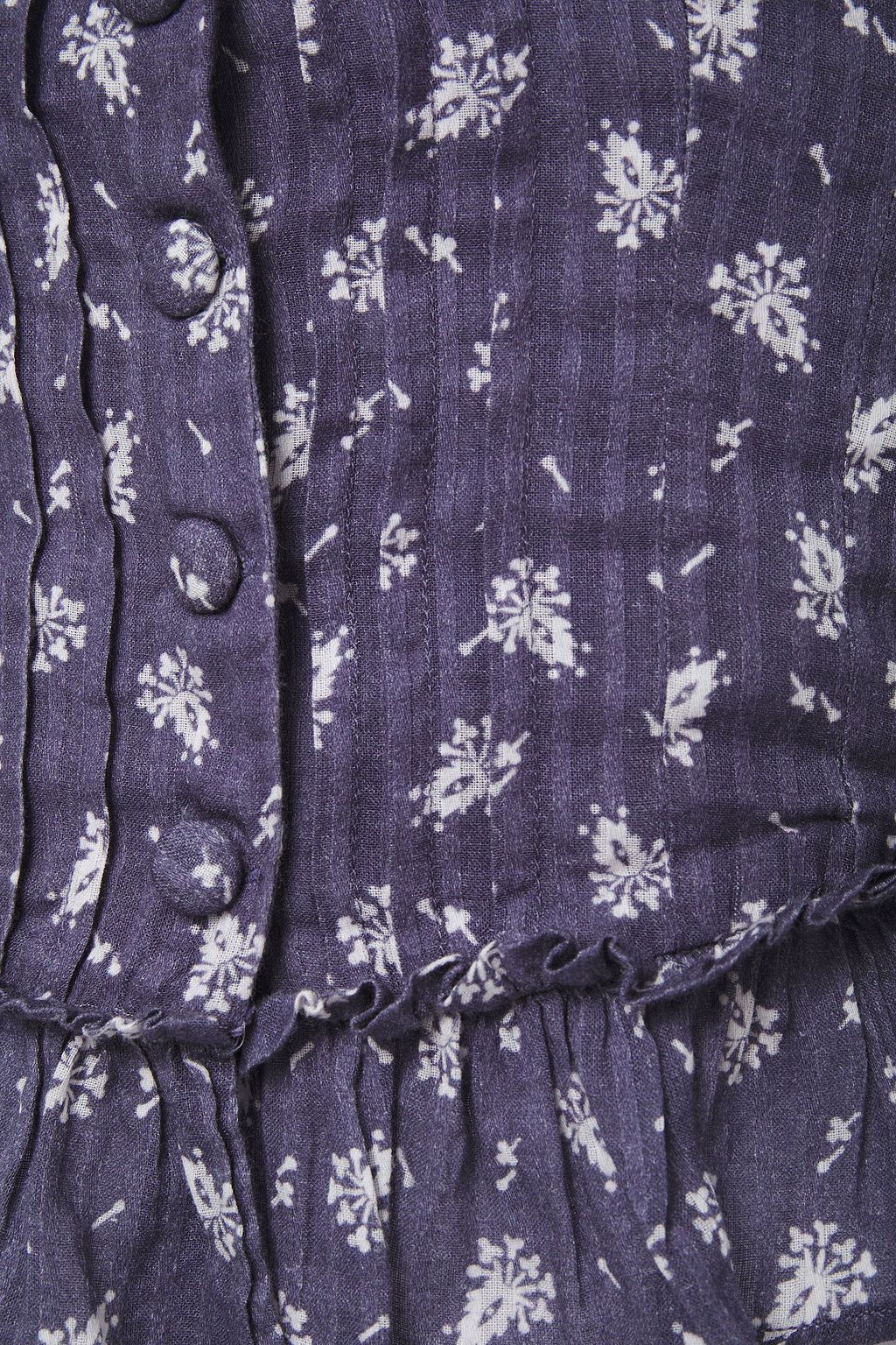 LOVESHACKFANCY Brenna ruffled floral-print cotton-jacquard jacket | THE ...