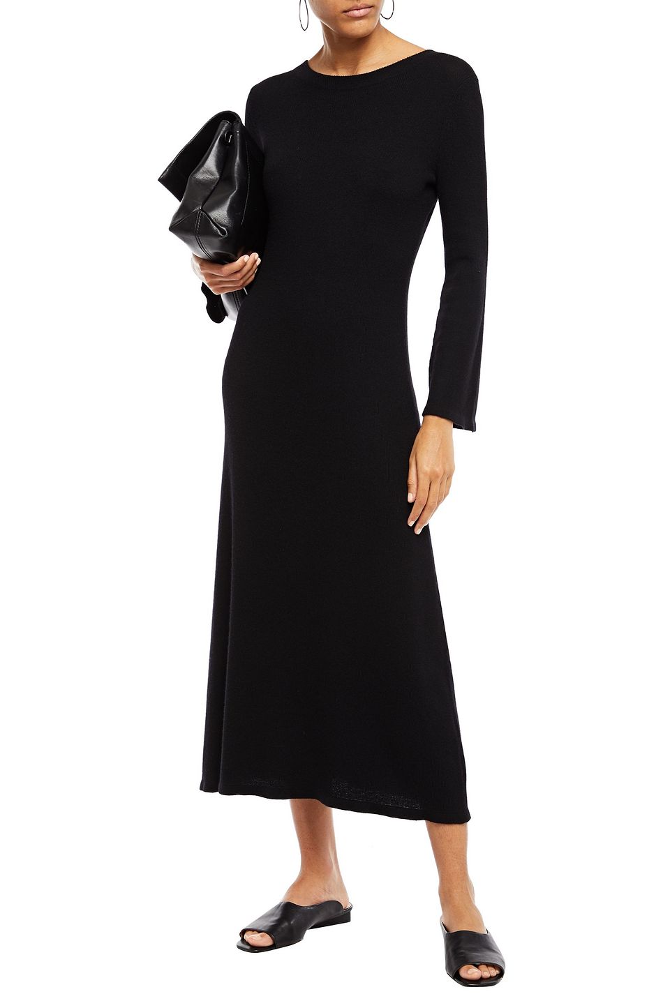 N Peal Ribbed Cashmere Midi Dress Sale Up To 70 Off The Outnet