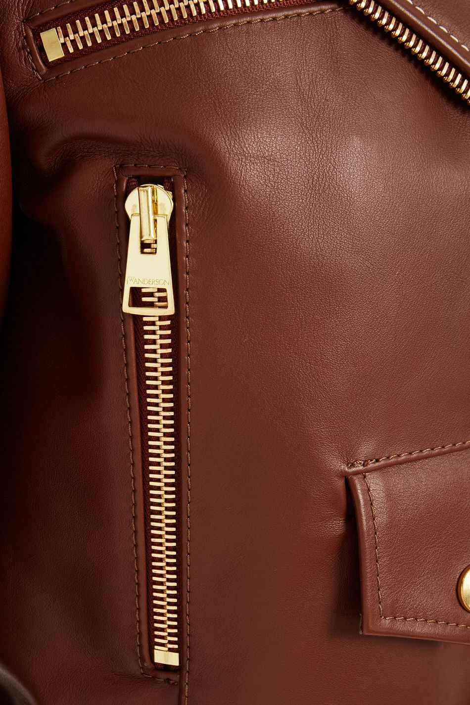 JW ANDERSON Leather biker jacket | THE OUTNET