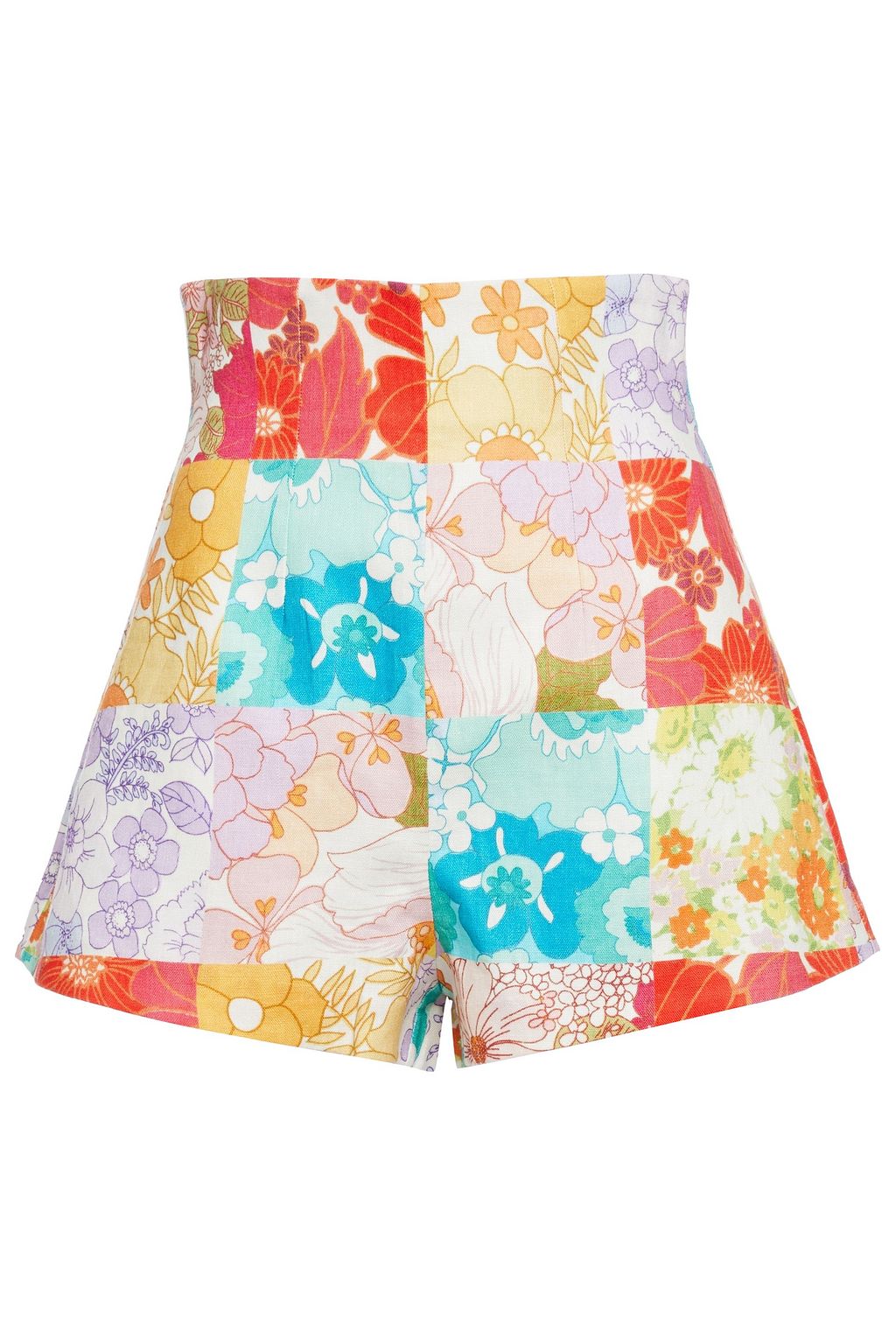 ZIMMERMANN Bells floral-print linen shorts | THE OUTNET