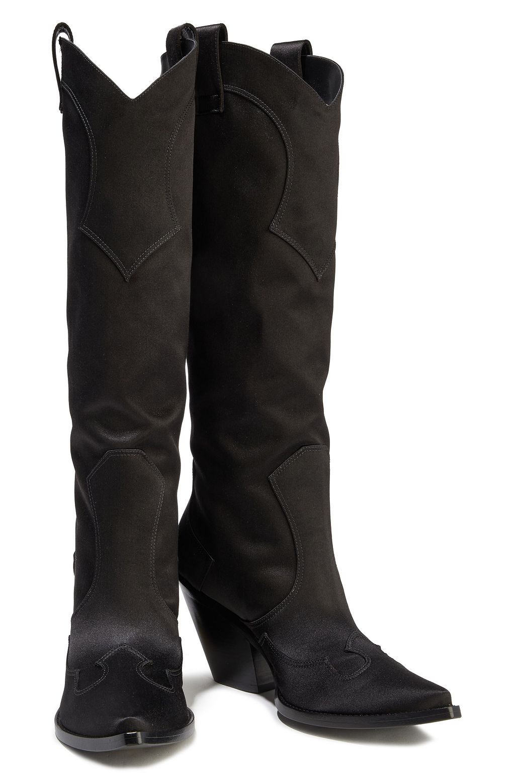 REDEMPTION Satin knee boots | THE OUTNET