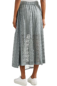 STELLA MCCARTNEY Isabella layered embellished tulle and Leavers lace ...