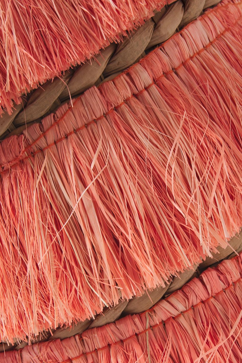 KAYU Lolita mini fringed woven straw tote | THE OUTNET