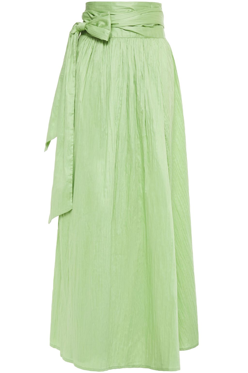 RODEBJER Journey gathered crinkled-cotton maxi wrap skirt | THE OUTNET