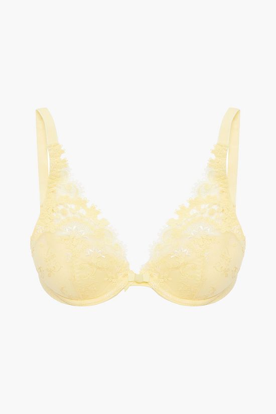 Simone PÉrÈle Embroidered Tulle And Jacquard Underwired Bra The Outnet