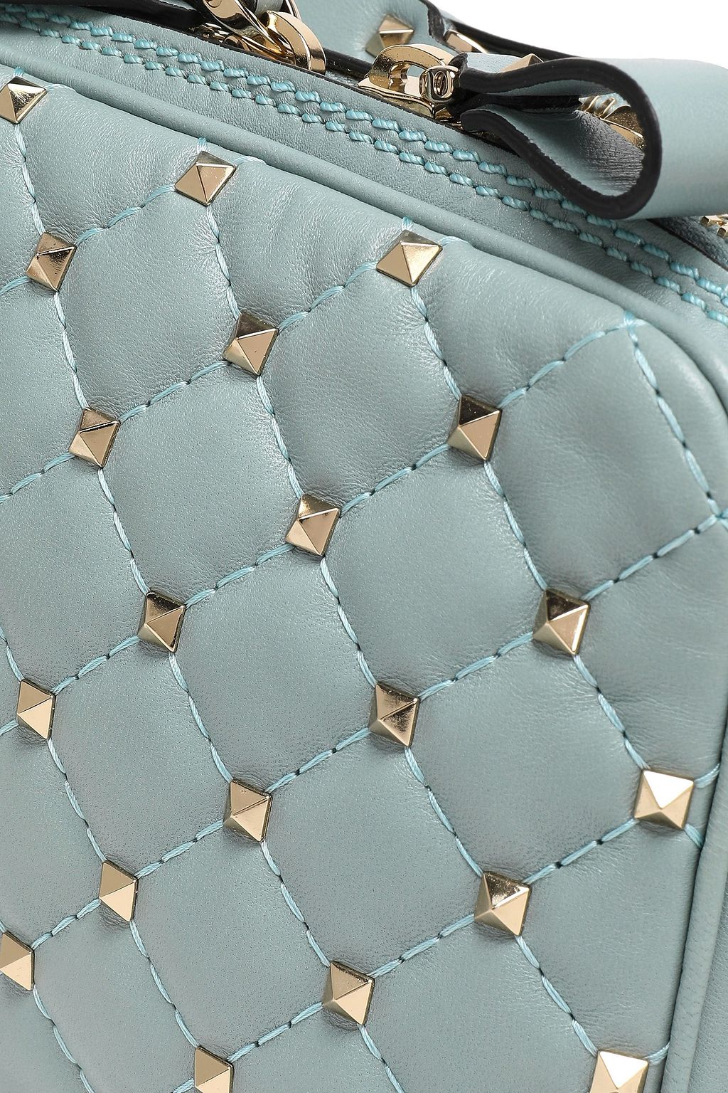 VALENTINO GARAVANI Rockstud Spike mini quilted leather shoulder bag ...