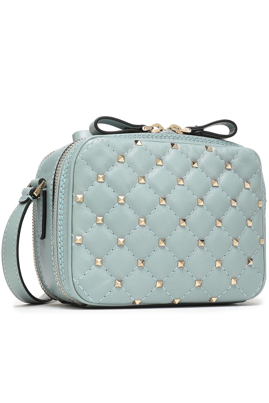 VALENTINO GARAVANI Rockstud Spike mini quilted leather shoulder bag ...
