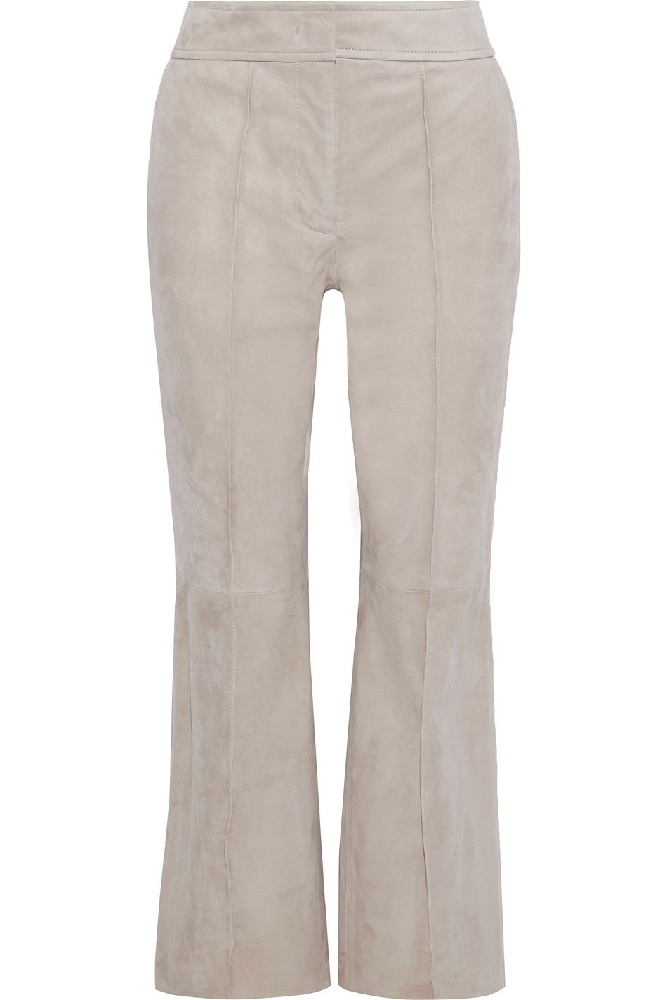 JOSEPH Ridge cropped suede flared pants | THE OUTNET