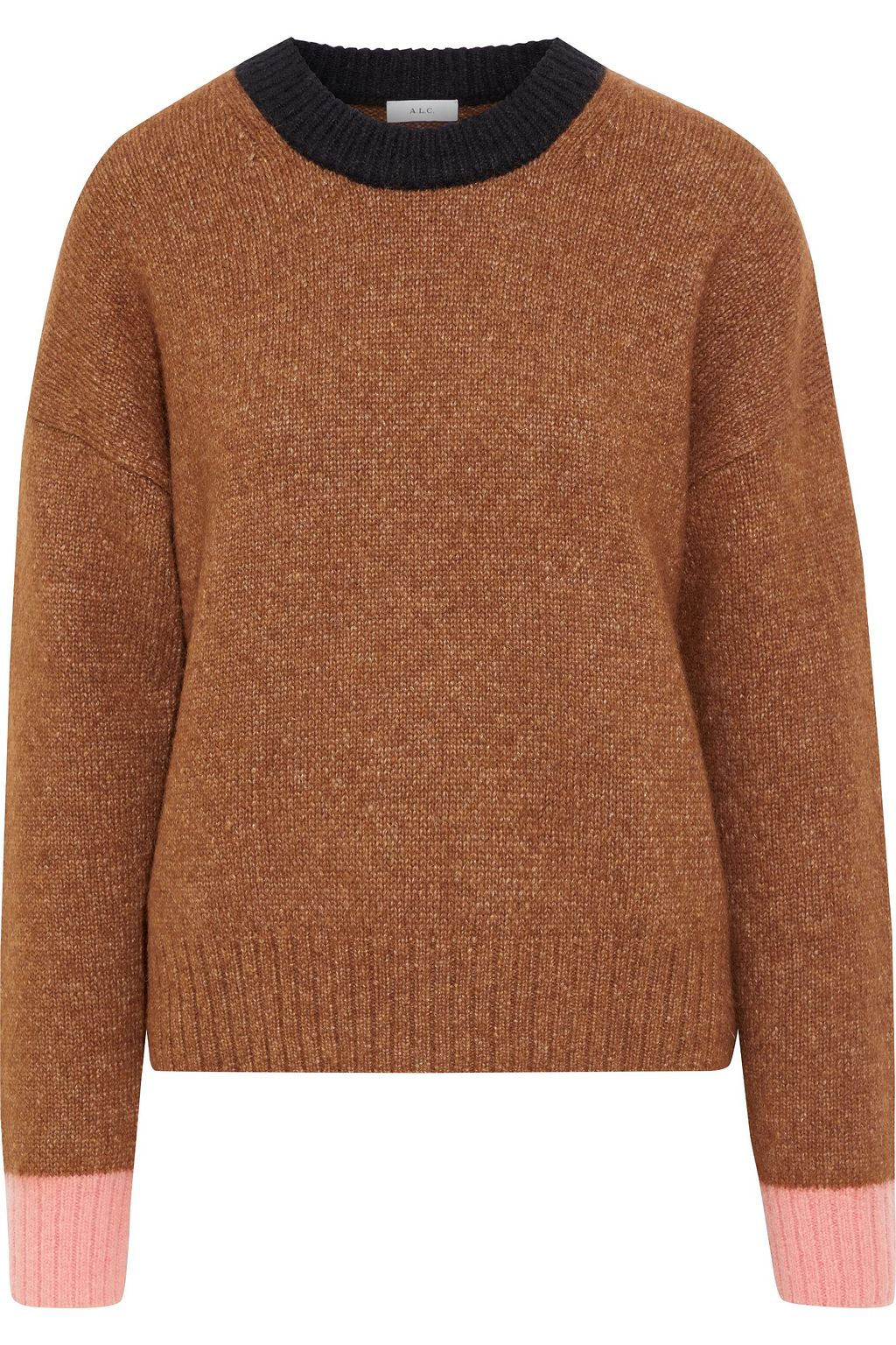 A.L.C. Hayes color-block alpaca-blend sweater | THE OUTNET