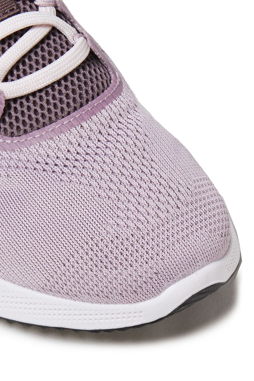 ADIDAS Edge Flex metallic-trimmed stretch-knit sneakers | THE OUTNET