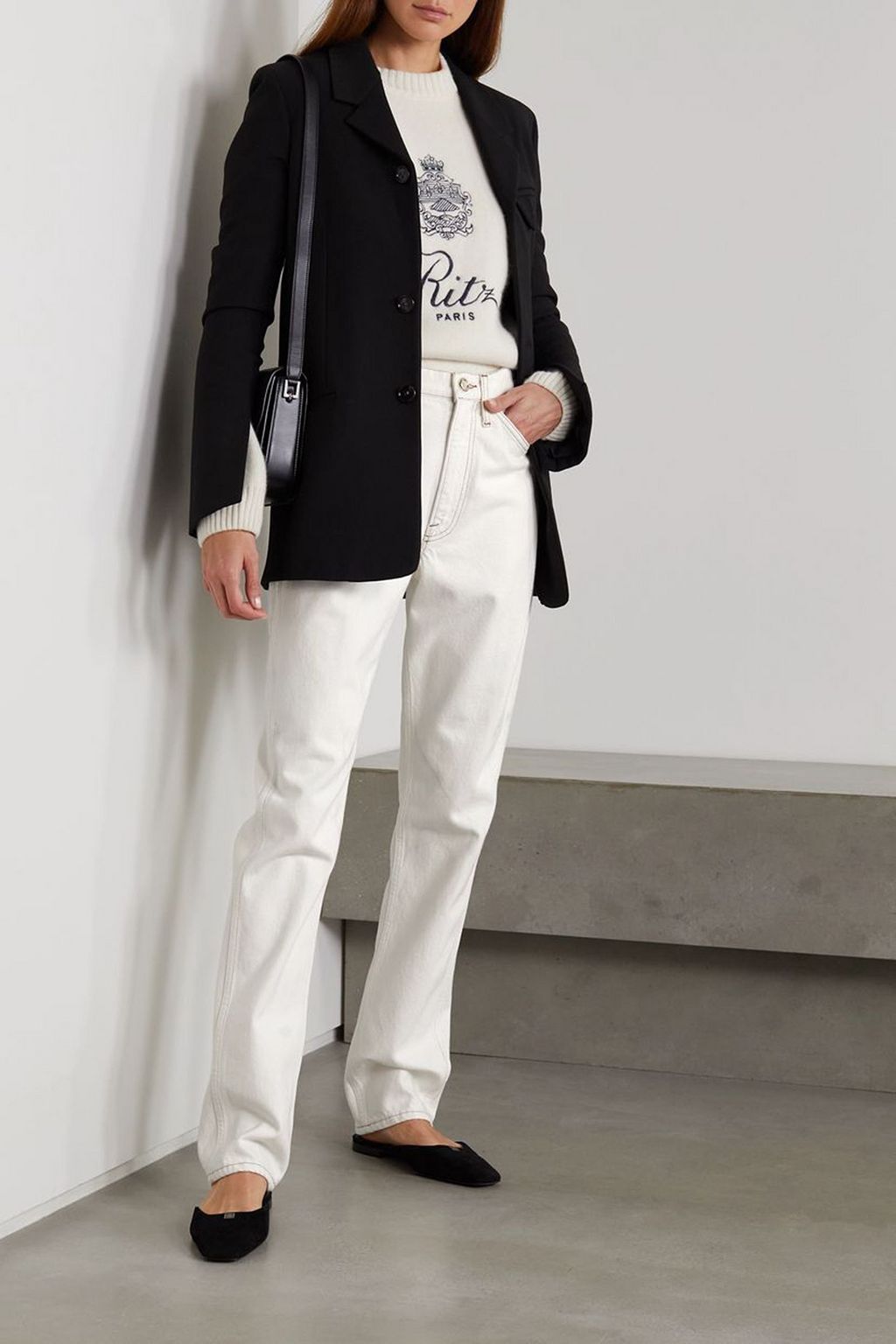 FRAME + Ritz Paris True high-rise straight-leg jeans | 최대 70% 세일 | THE ...