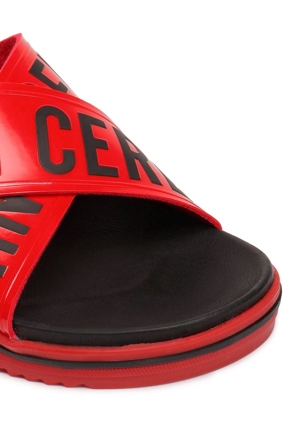 OPENING CEREMONY Berkeley logo-print rubber slides | THE OUTNET