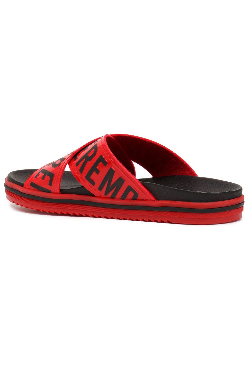 OPENING CEREMONY Berkeley logo-print rubber slides | THE OUTNET