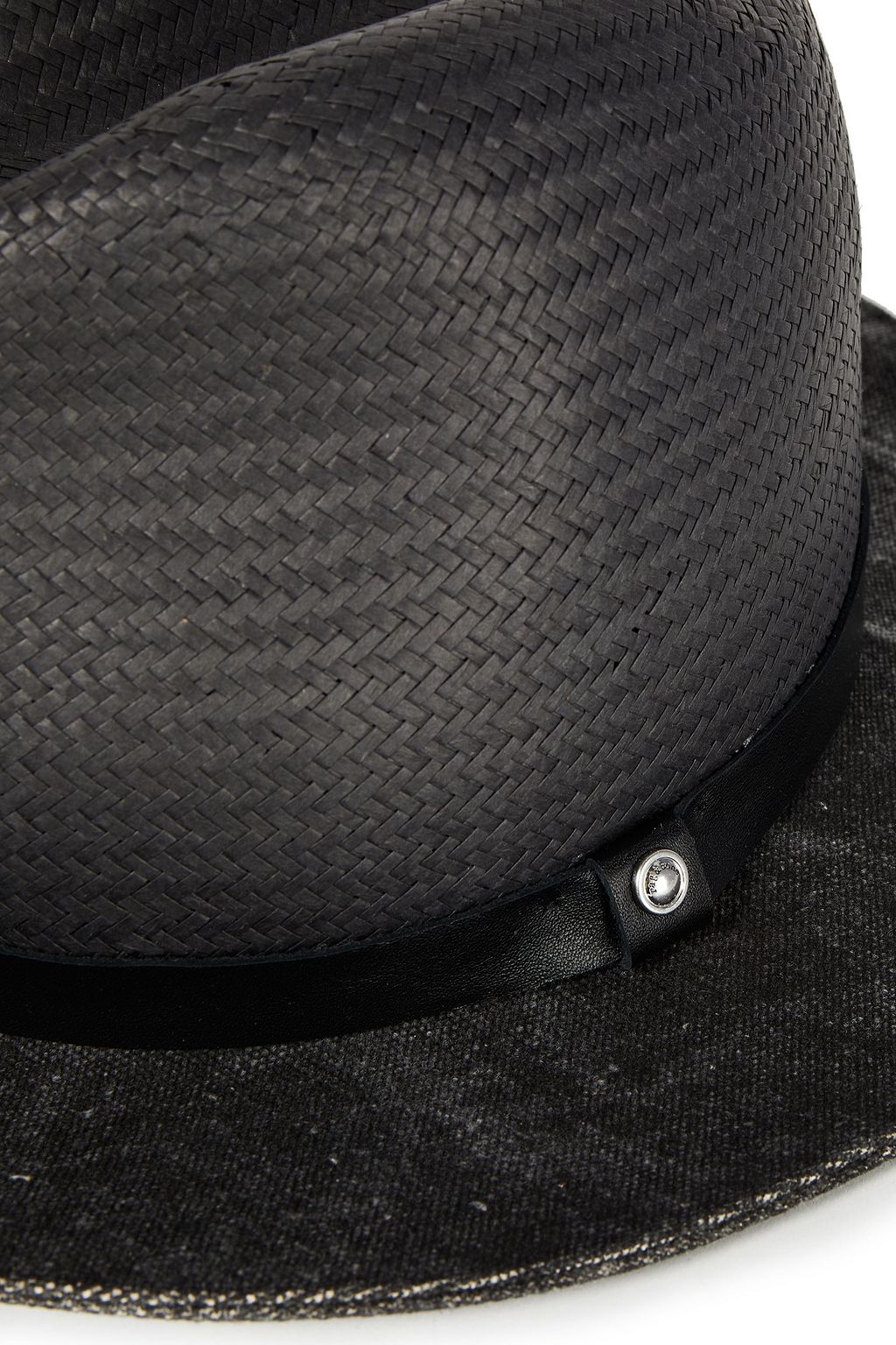 RAG & BONE Canvas-paneled paper fedora | THE OUTNET