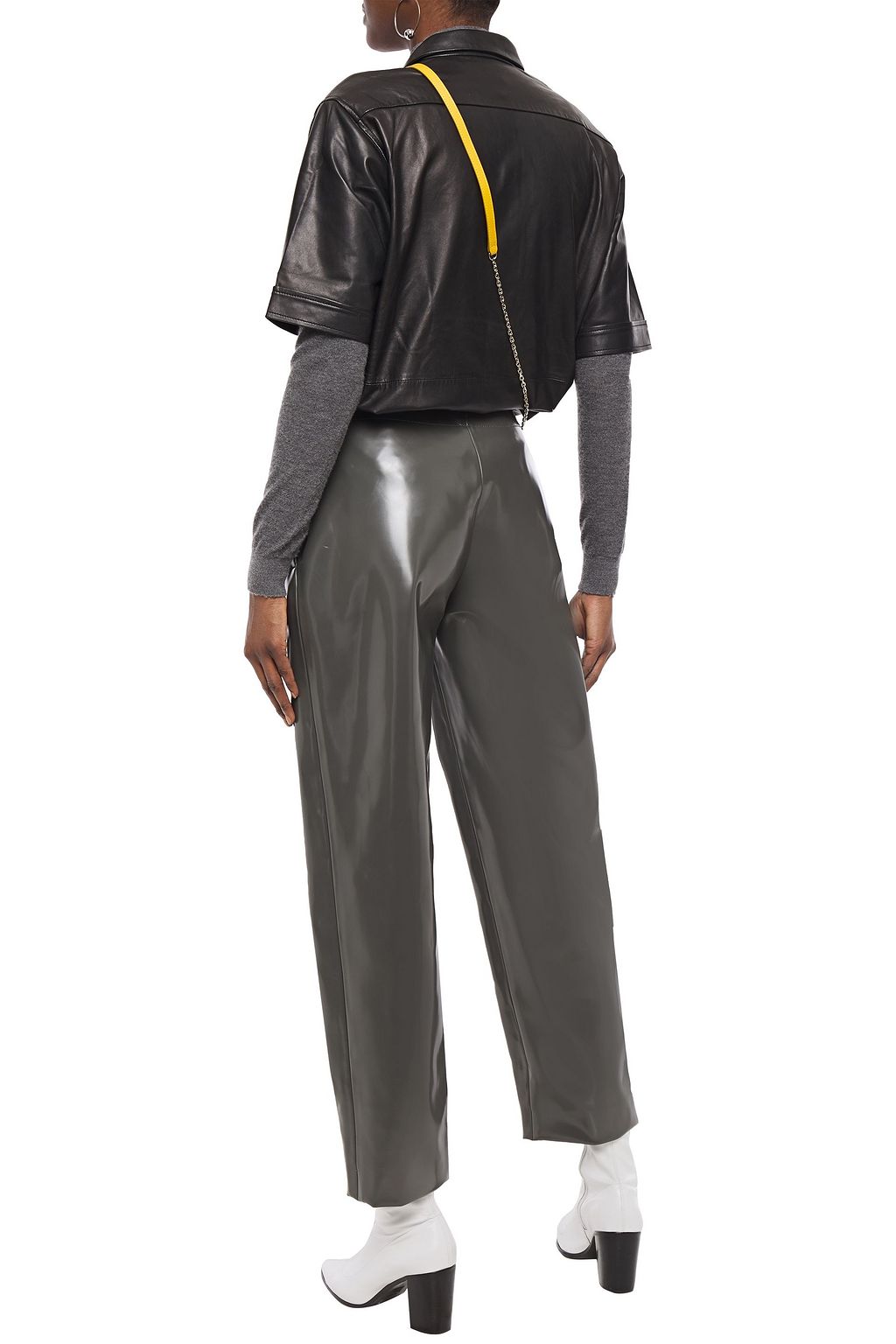 ACNE STUDIOS Vinyl straight-leg pants | THE OUTNET