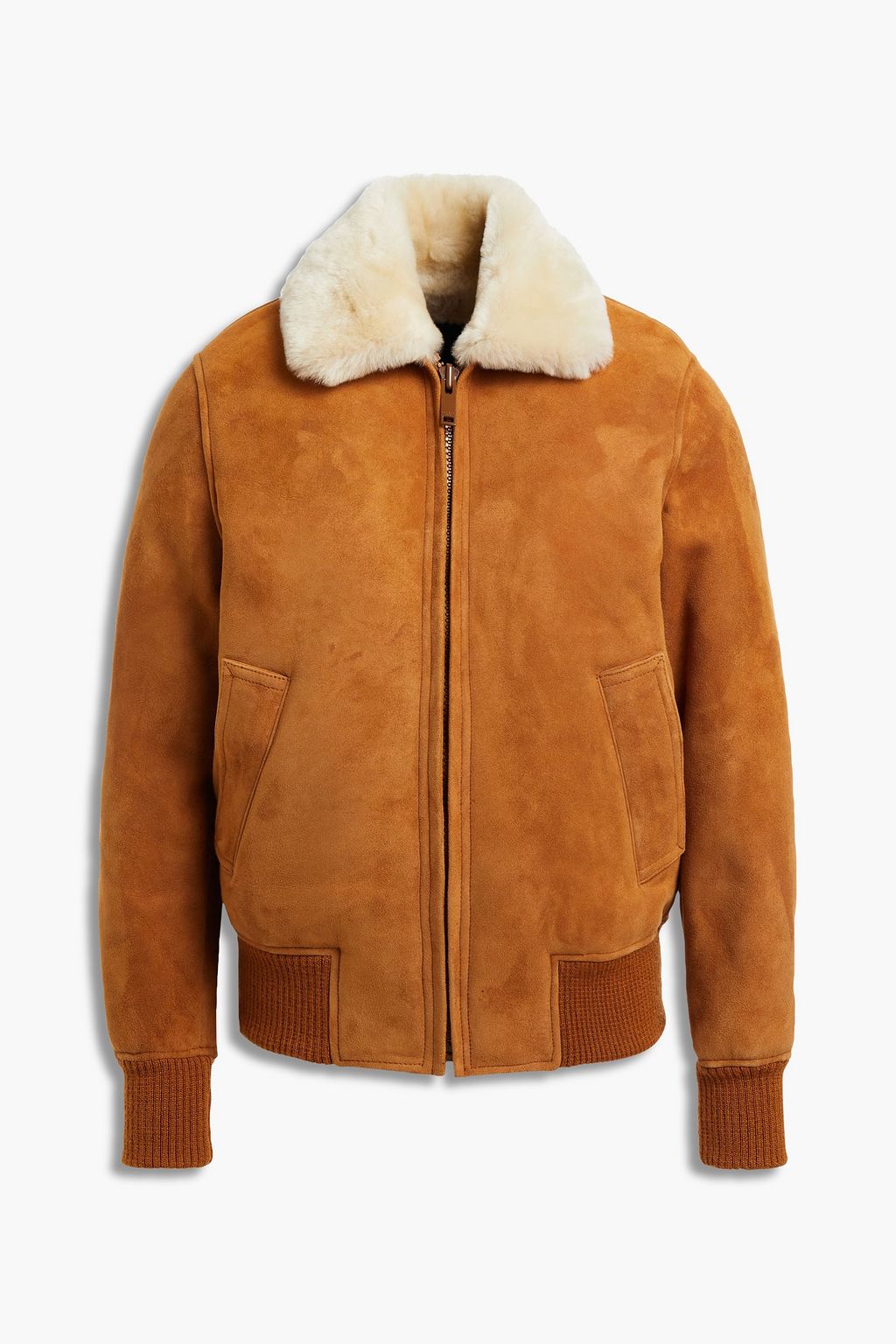 SANDRO Shearling jacket | THE OUTNET