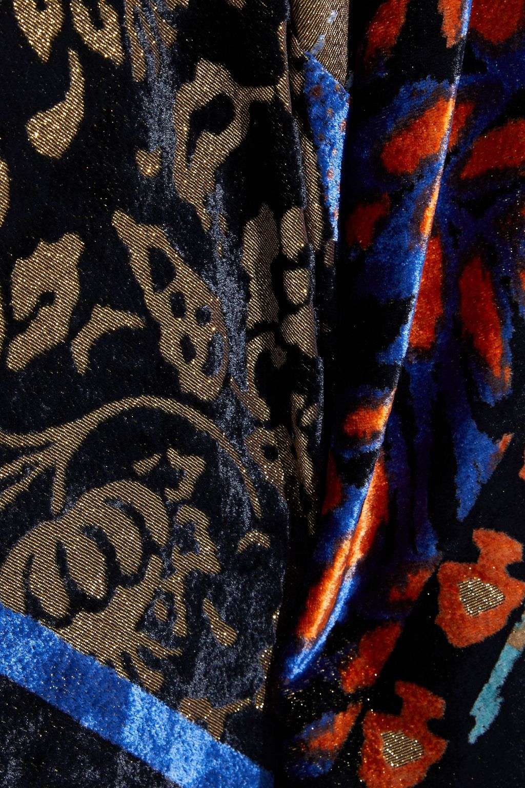 ETRO Printed metallic devoré-velvet kimono | THE OUTNET