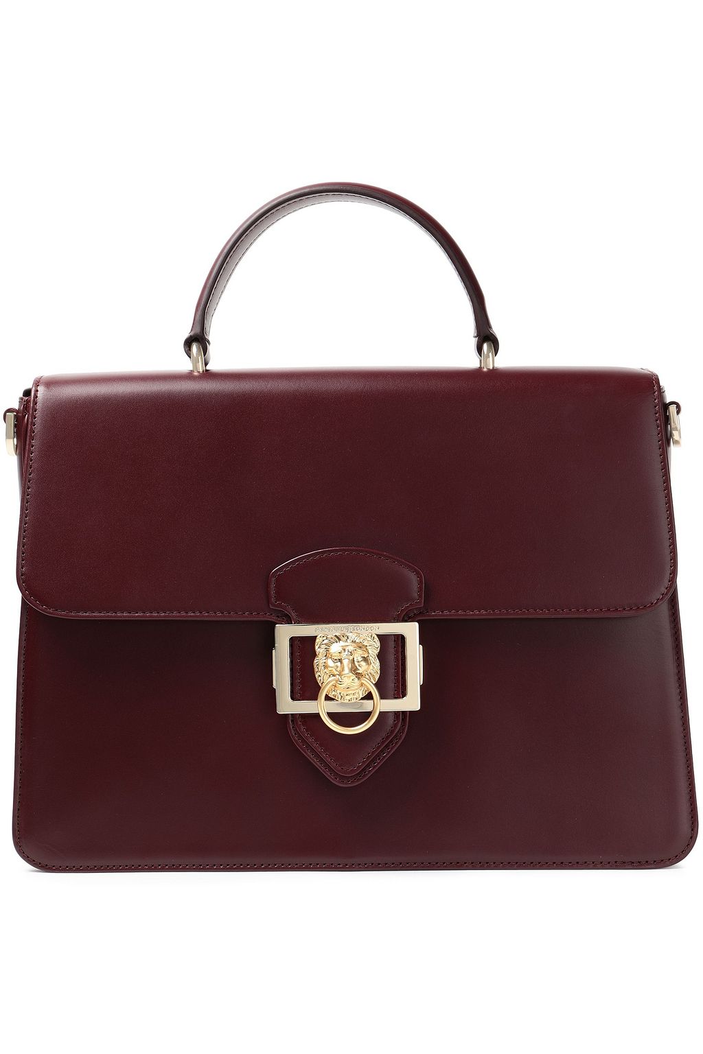 ASPINAL OF LONDON Lion Lansdowne leather shoulder bag | THE OUTNET