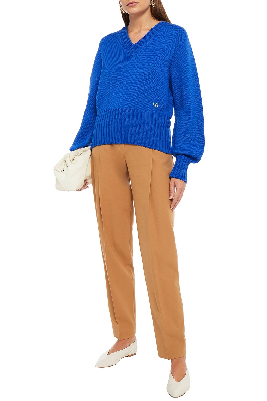 VICTORIA BECKHAM Wool-blend sweater | THE OUTNET