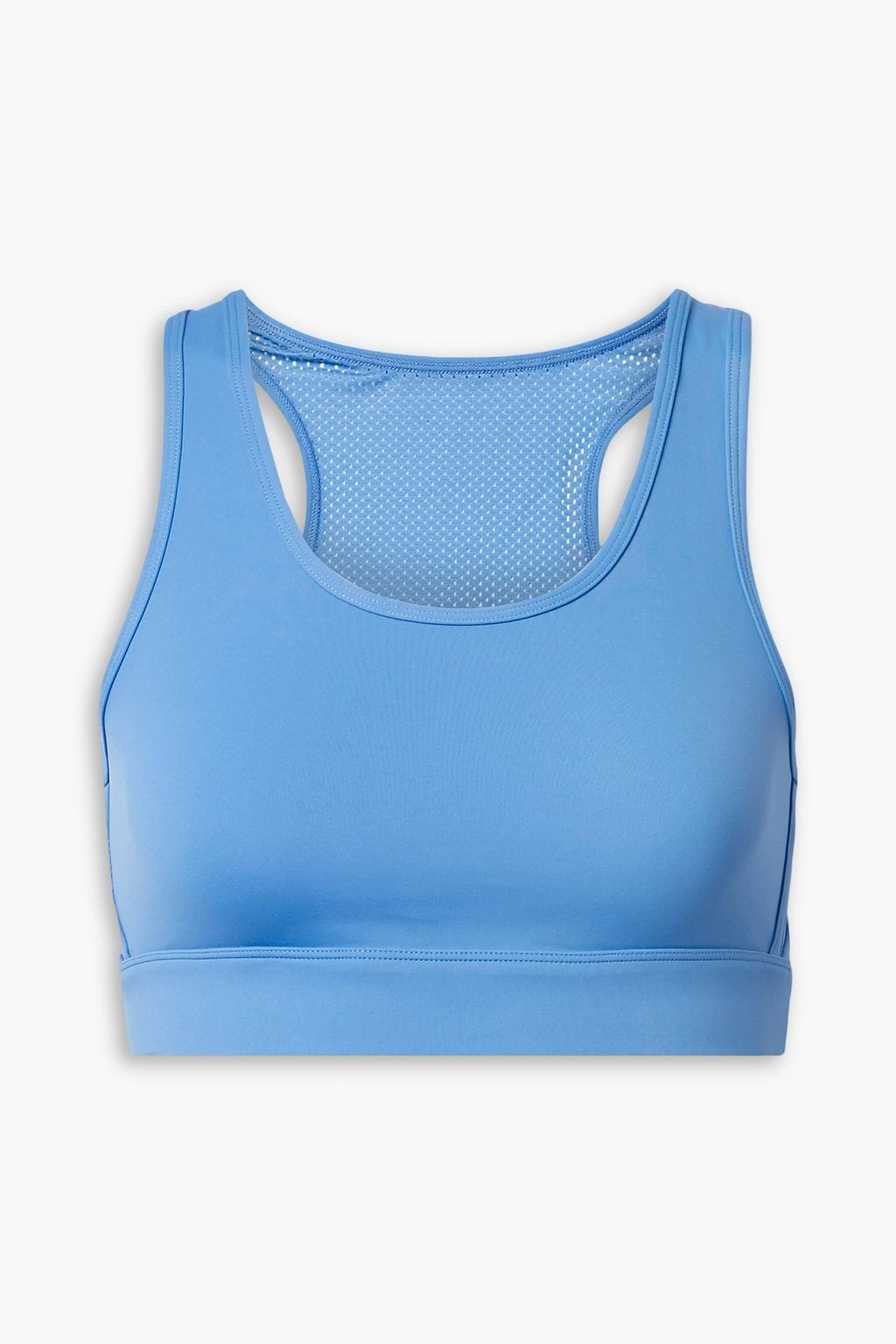 ALL ACCESS Front Row cutout mesh-trimmed stretch sports bra | THE OUTNET