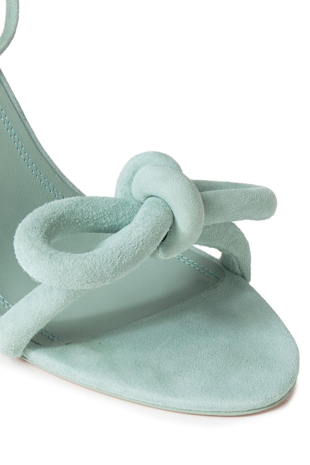 Mint Sculptural Bow faux suede wedge sandals | Sale up to 70% off | THE ...