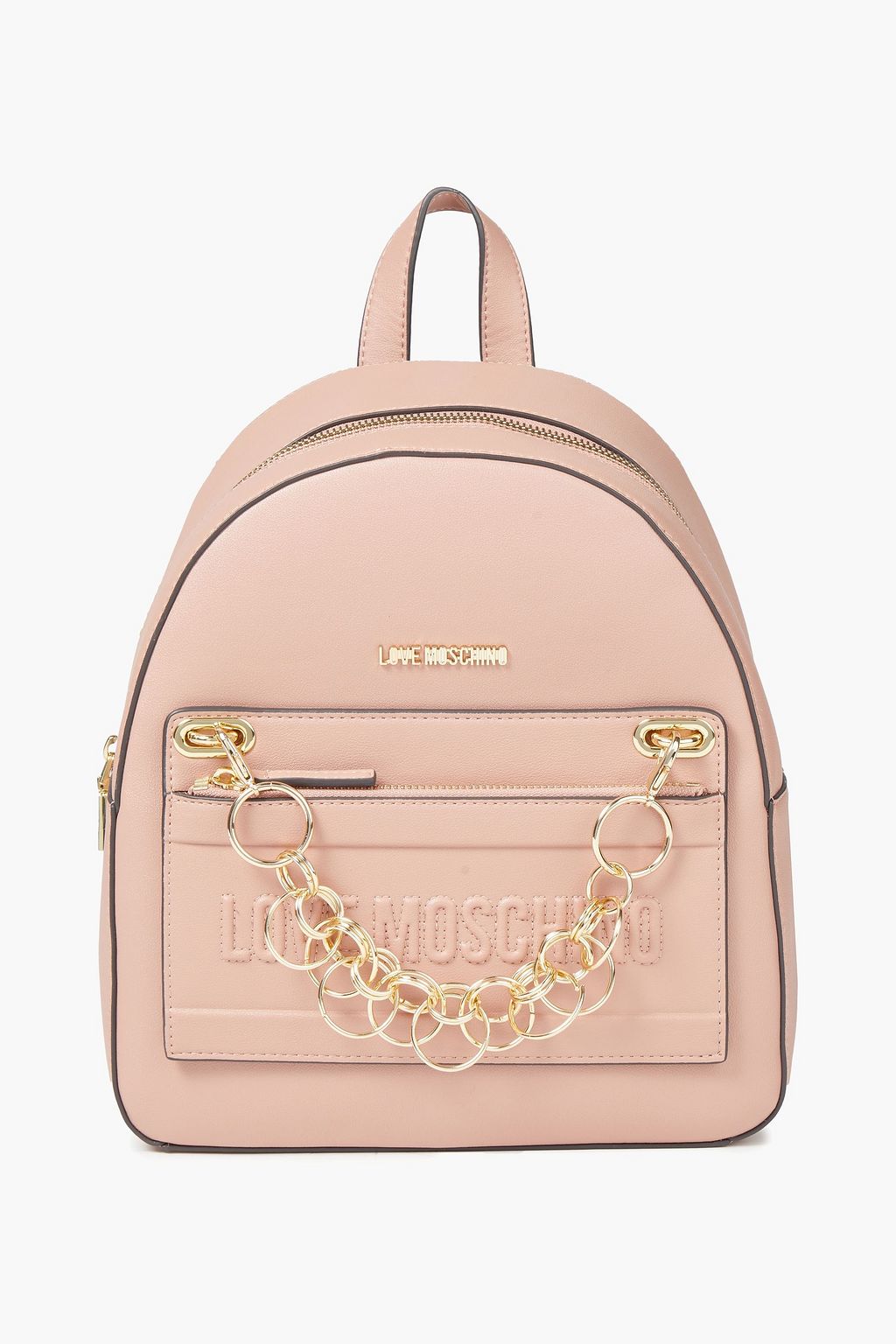 LOVE MOSCHINO Embellished faux leather backpack | THE OUTNET