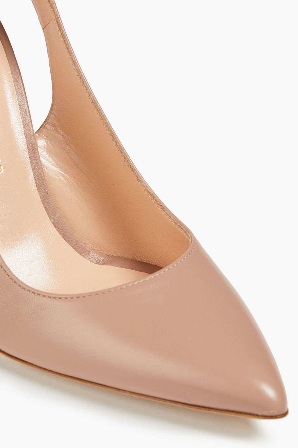 RUPERT SANDERSON Diana leather slingback pumps | THE OUTNET