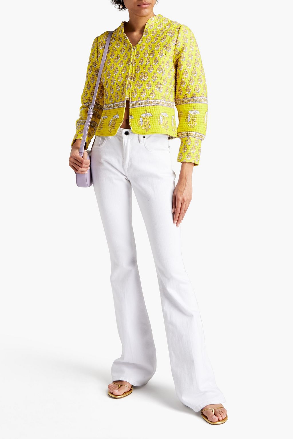 ANTIK BATIK Mori quilted floral-print cotton coat | THE OUTNET