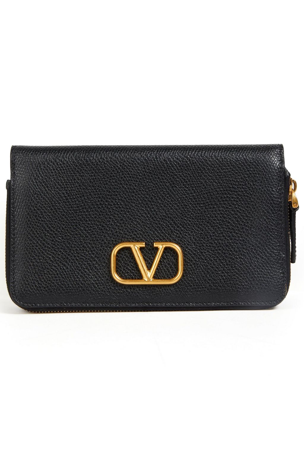 VALENTINO GARAVANI VLOGO textured-leather wallet | THE OUTNET
