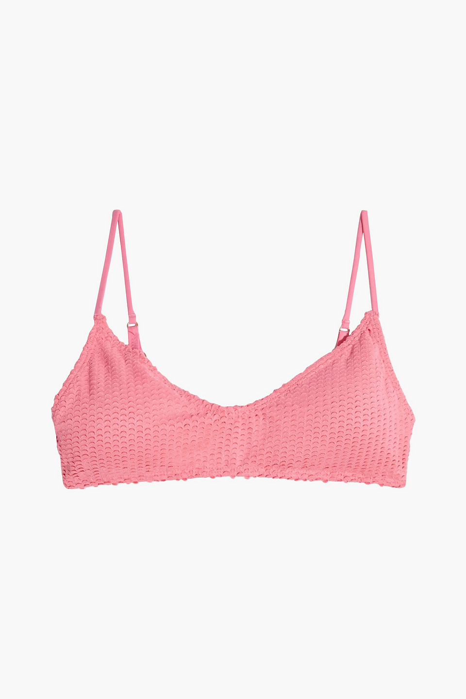 Vix Paula Hermanny Luli Laser-cut Bikini Top In Bubblegum | ModeSens