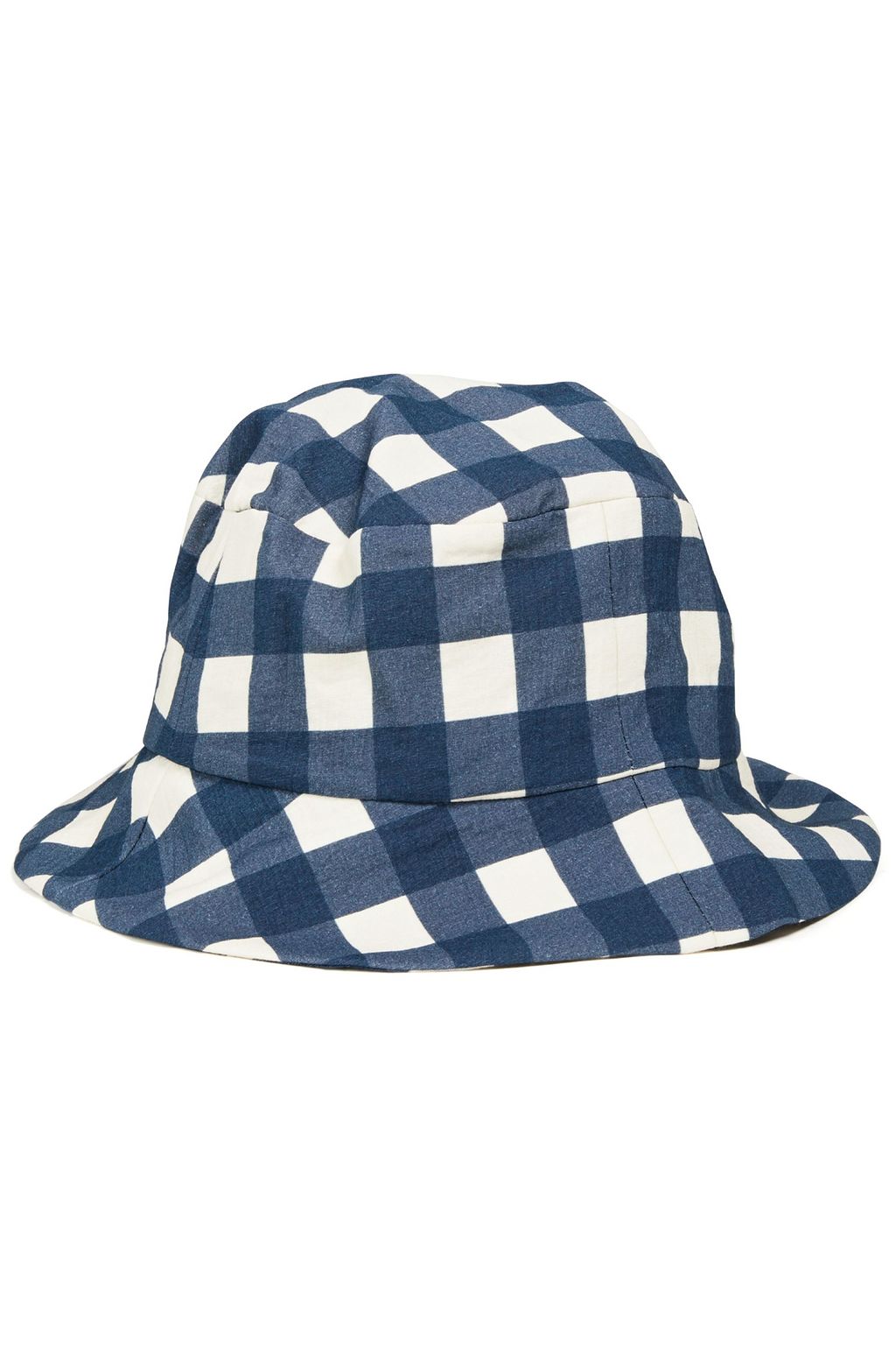 VICTORIA, VICTORIA BECKHAM Checked woven bucket hat | THE OUTNET