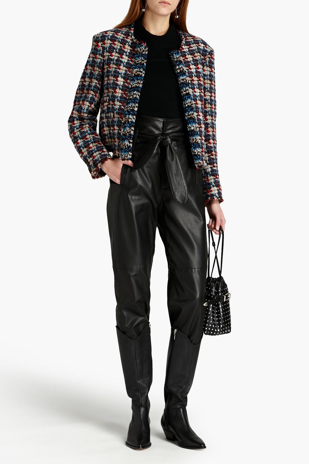 ISABEL MARANT Wool-blend bouclé-tweed jacket | THE OUTNET