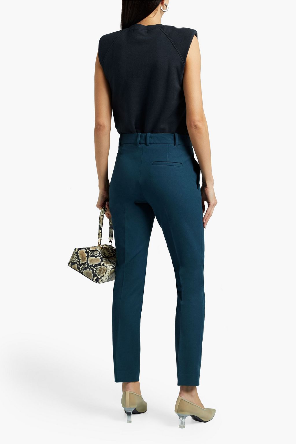 JOSEPH Stretch-twill slim-leg pants | THE OUTNET