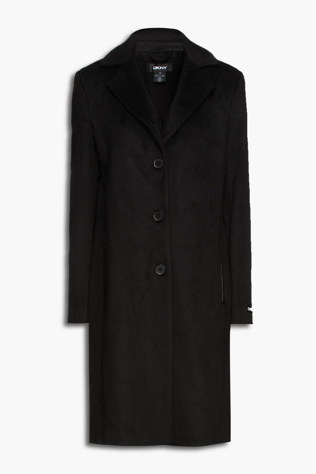 DKNY Mantel aus gebürstetem Filz aus einer Wollmischung | THE OUTNET