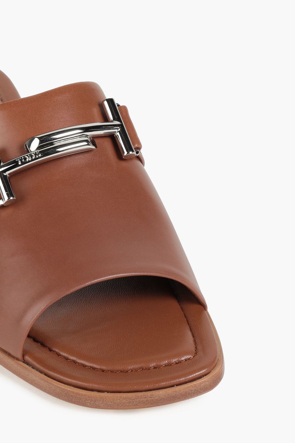 TOD'S Embellished leather slides | THE OUTNET