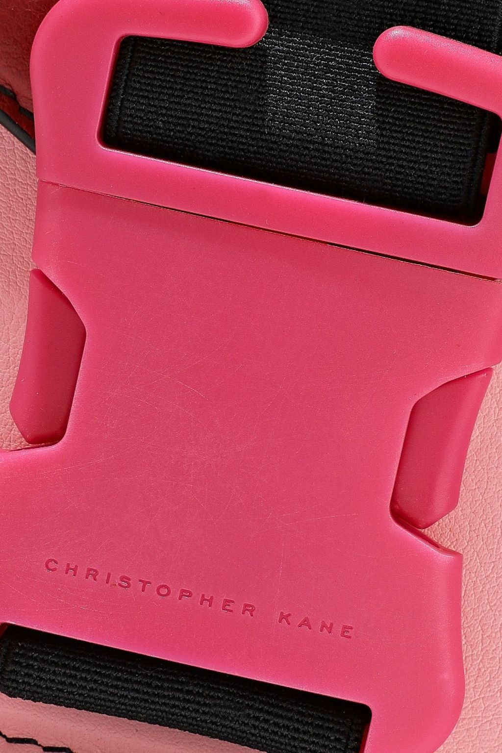 CHRISTOPHER KANE Devine color-block leather shoulder bag | THE OUTNET