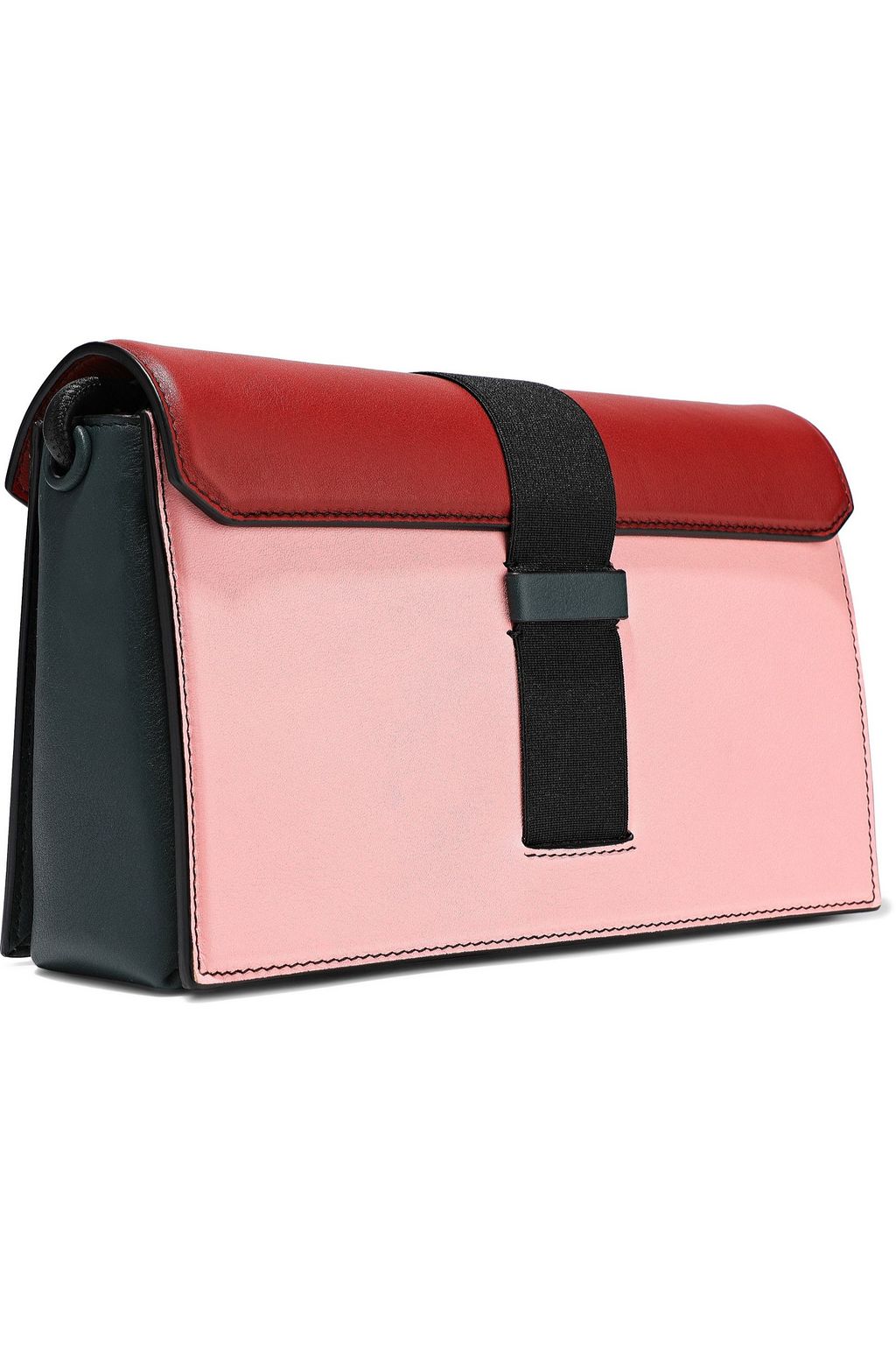 CHRISTOPHER KANE Devine color-block leather shoulder bag | THE OUTNET