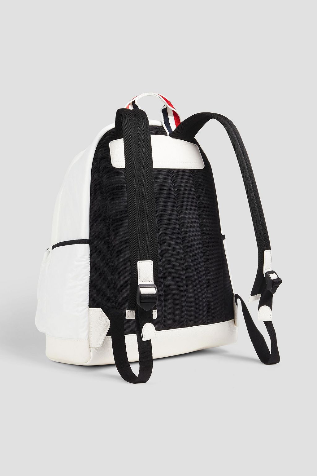 THOM BROWNE Logo-appliquéd shell backpack | THE OUTNET